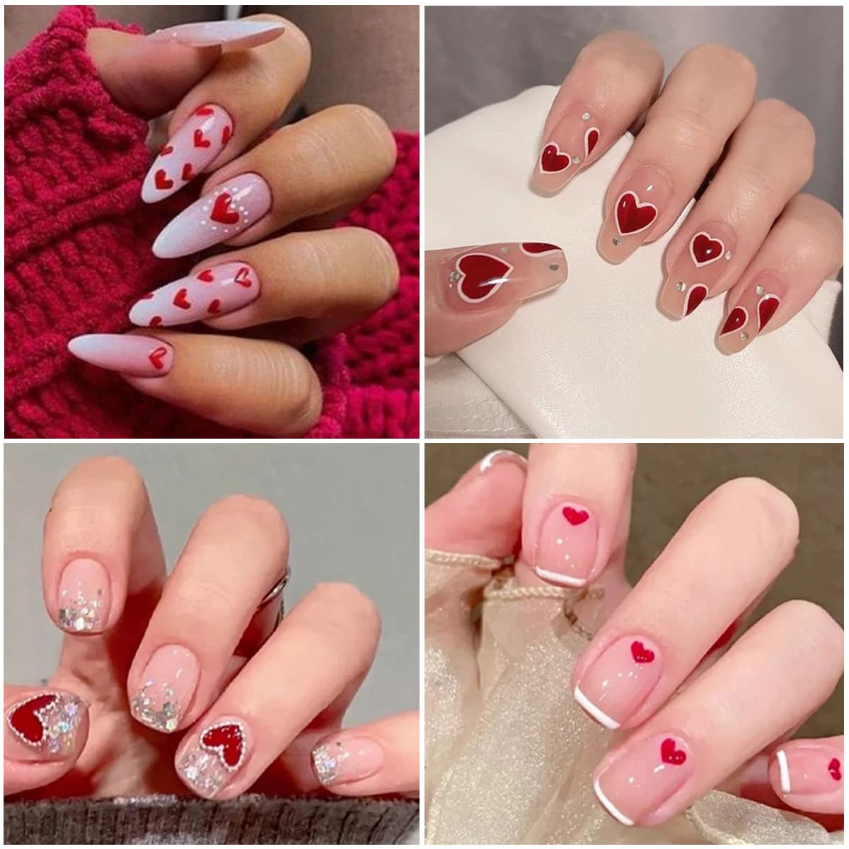 Valentine Nail Art with Decals and Tattoos - Be My Valentine World